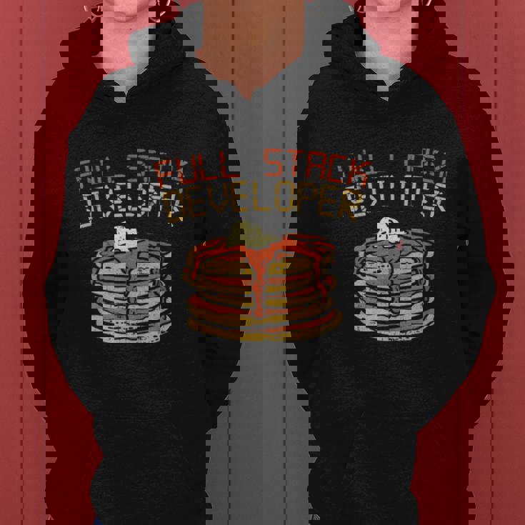 Full Stack Developer Funny Programmer Coding Coder Women Hoodie Monsterry