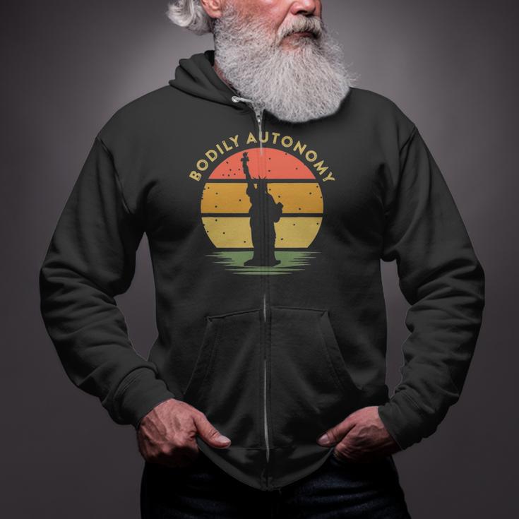 Bodily Autonomy My Body My Choice Freedom Statue Of Liberty Zip Up ...