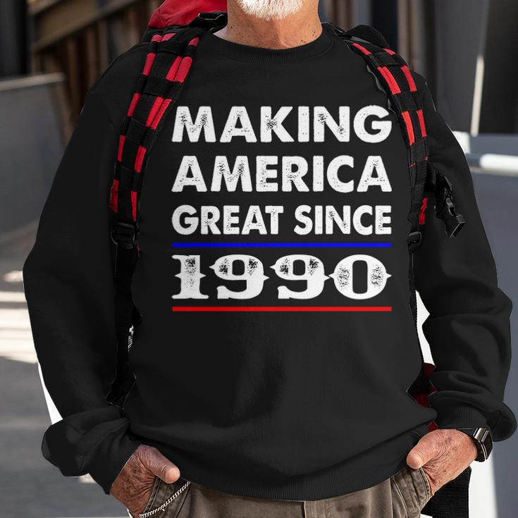 1990 Birthday Making America Great Since 1990 Sweatshirt - Seseable