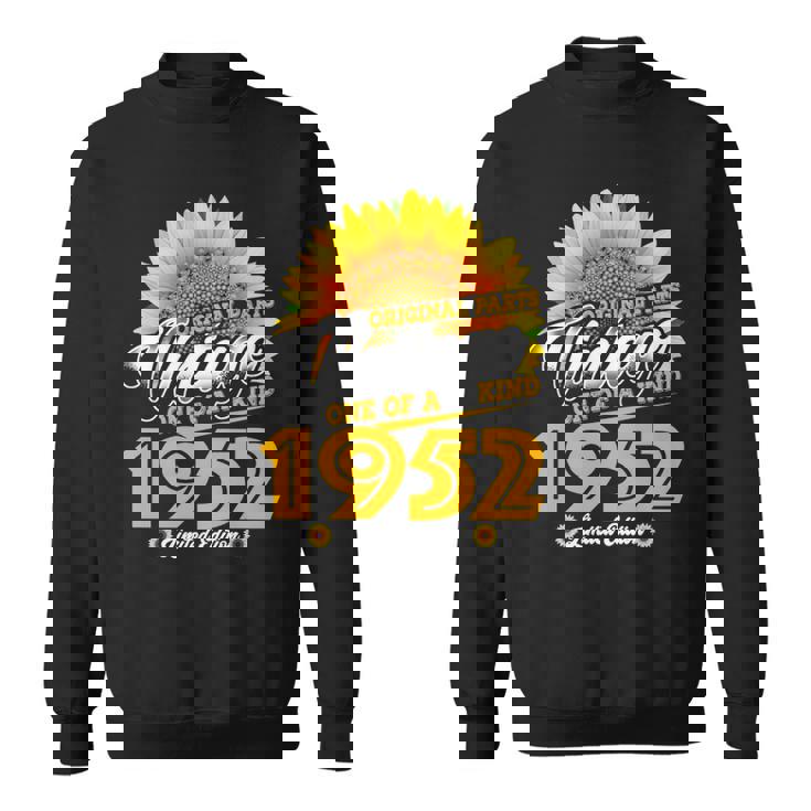 1952 Birthday Woman Gift 1952 One Of A Kind Limited Edition Sweatshirt ...