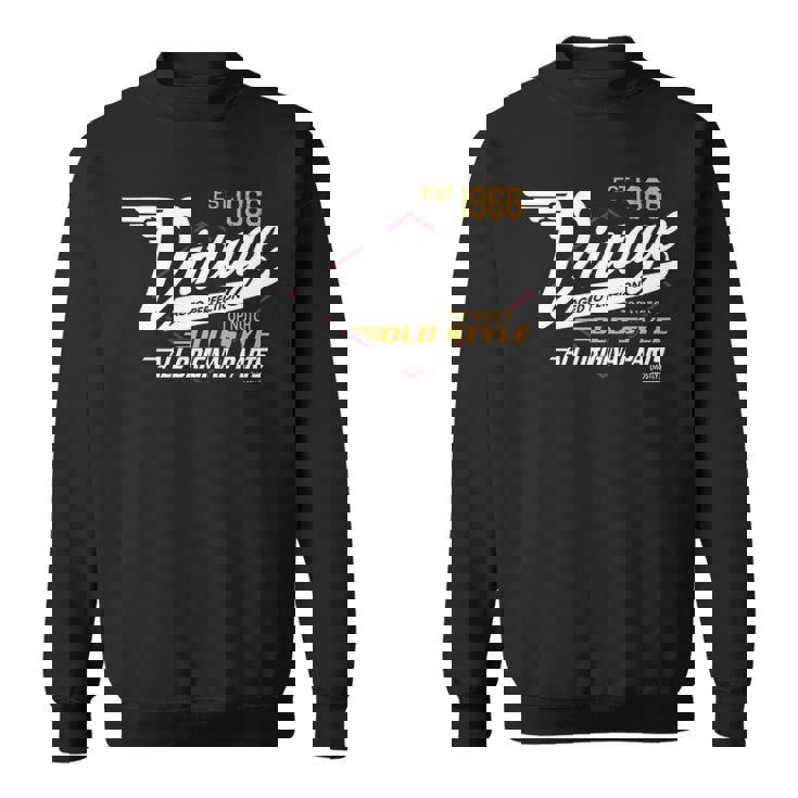 1966 Birthday Est 1966 Vintage Aged To Perfection Sweatshirt | Seseable