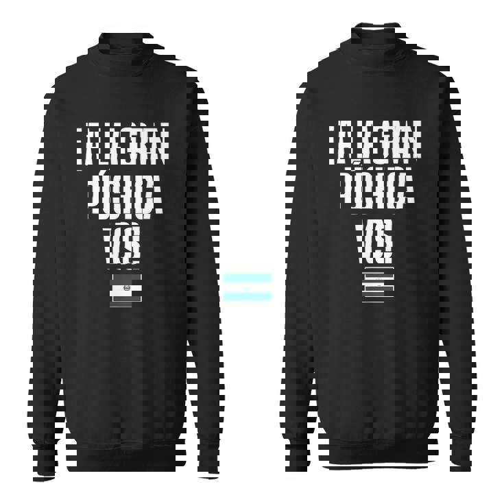 A La Gran Púchica Vos Salvadoran Slang El Salvador Flag Men's Back ...