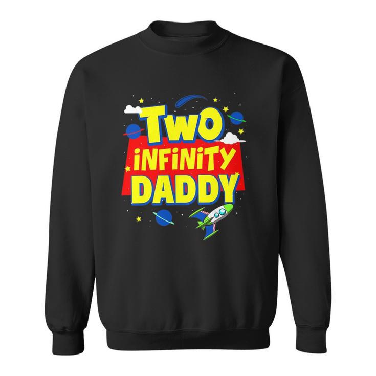 Daddy Two Infinity And Beyond Birthday Decorations 2Nd Bday Men's Back ...
