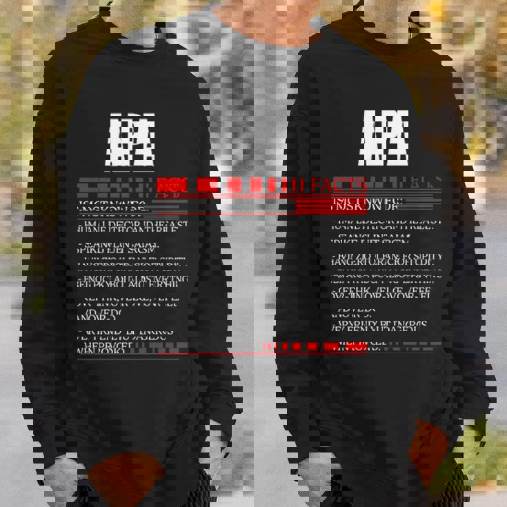 Apa Fact Fact T Shirt Apa Shirt For Apa Fact Sweatshirt - Seseable