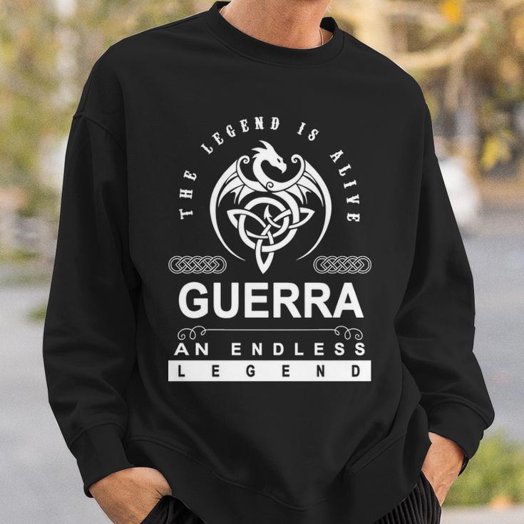 Guerra Name Gift Guerra An Enless Legend Sweatshirt - Seseable