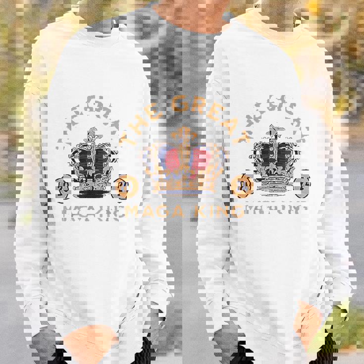 The Great Maga King Crown 2024 Election Vote Trump Sweatshirt | Mazezy