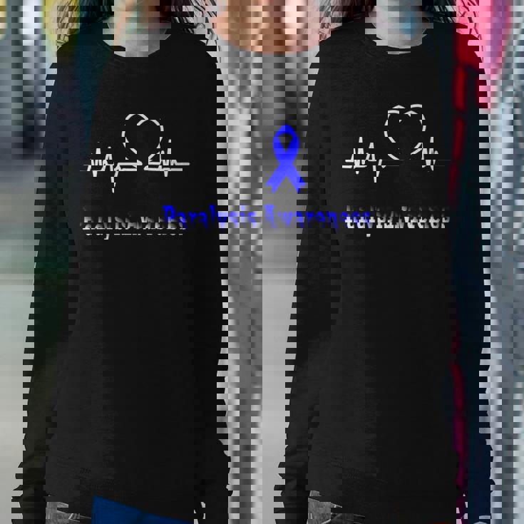Paralysis Awareness Awareness Heartbeat Blue Ribbon Paralysis Paralysis ...