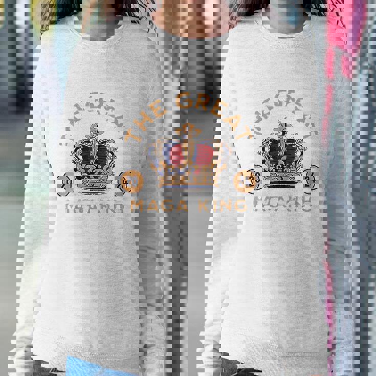 The Great Maga King Crown 2024 Election Vote Trump Sweatshirt | Mazezy