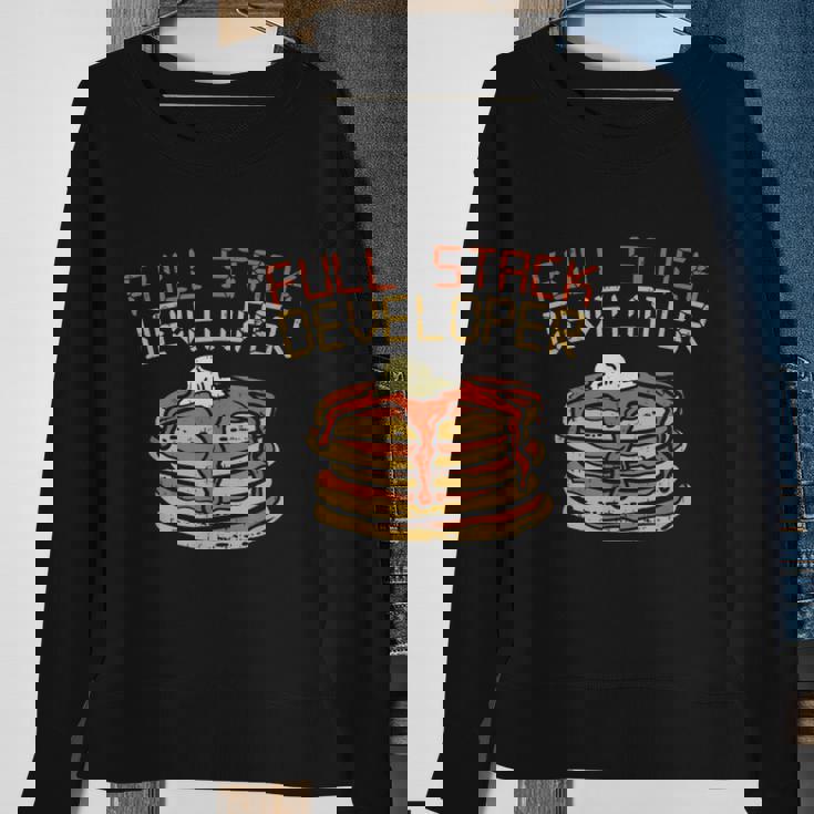 Full Stack Developer Funny Programmer Coding Coder V2 Sweatshirt Monsterry
