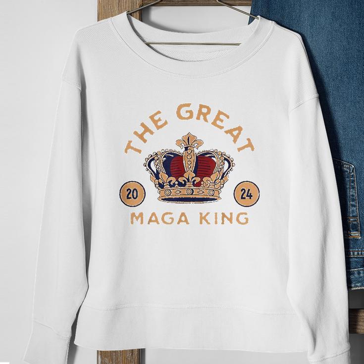 The Great Maga King Crown 2024 Election Vote Trump Sweatshirt | Mazezy