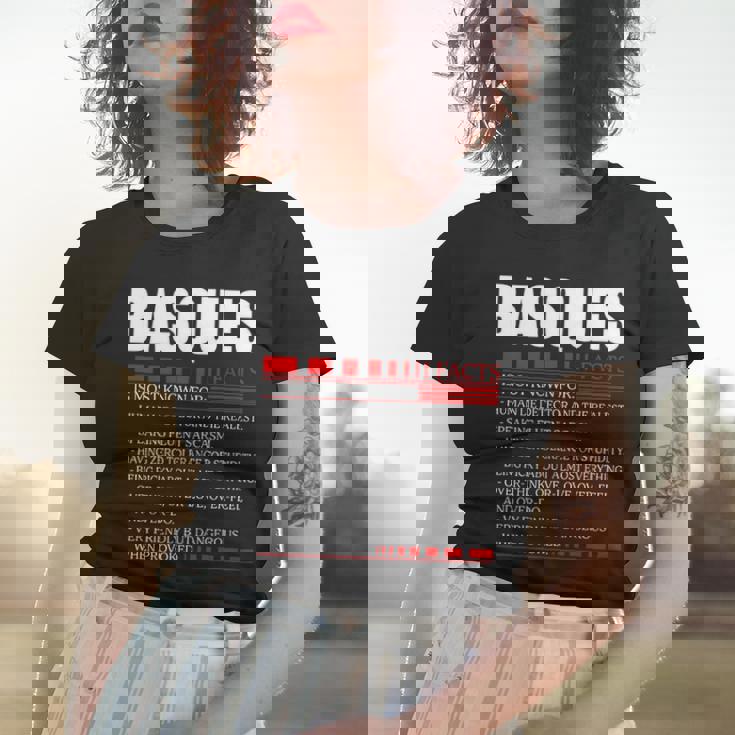 Basques Fact Fact T Shirt Basques Shirt For Basques Fact Women T-shirt ...