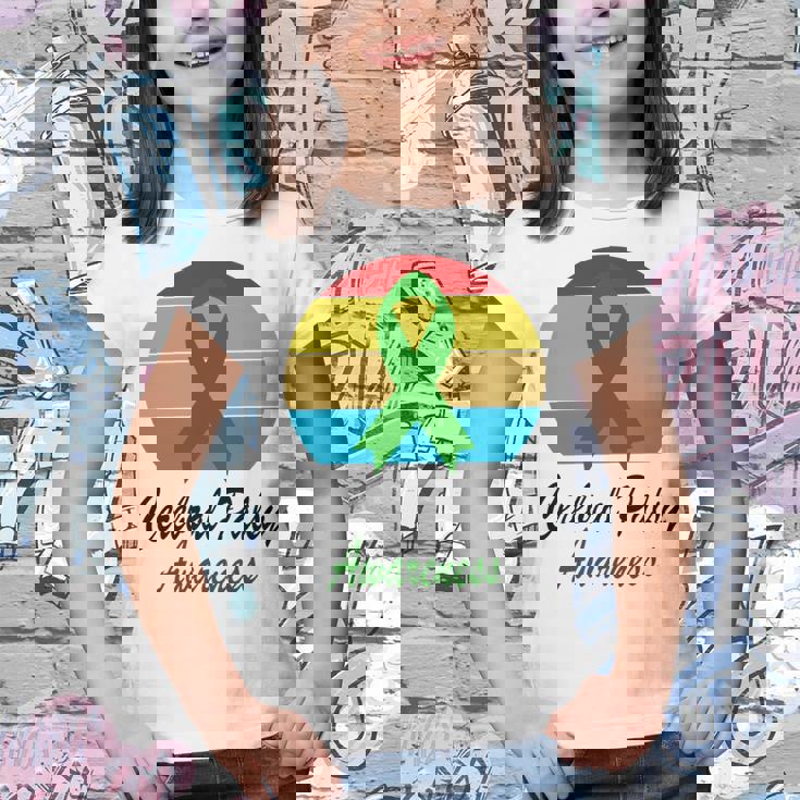 Cerebral Palsy Awareness Vintage Green Ribbon Cerebral Palsy Cerebral Palsy Awareness Youth T ...