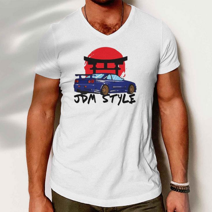 Jdm Style Jdm Cars Men V-Neck Tshirt | Mazezy UK