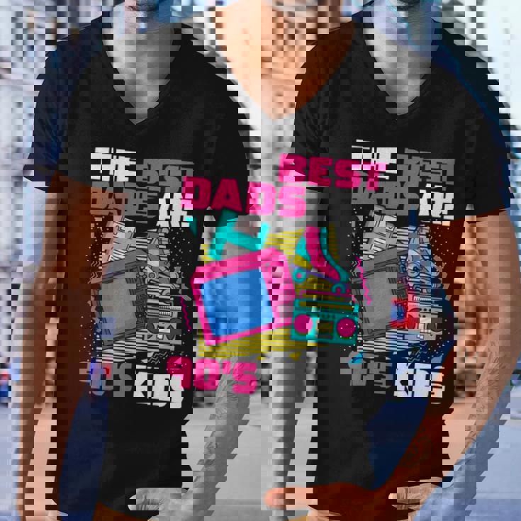The Best Dads Are 90S Kids 90S Aesthetic Dad Nostalgia Men V-Neck ...