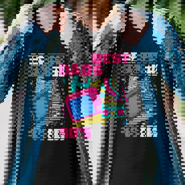 The Best Dads Are 90S Kids 90S Aesthetic Dad Nostalgia Men V-Neck ...