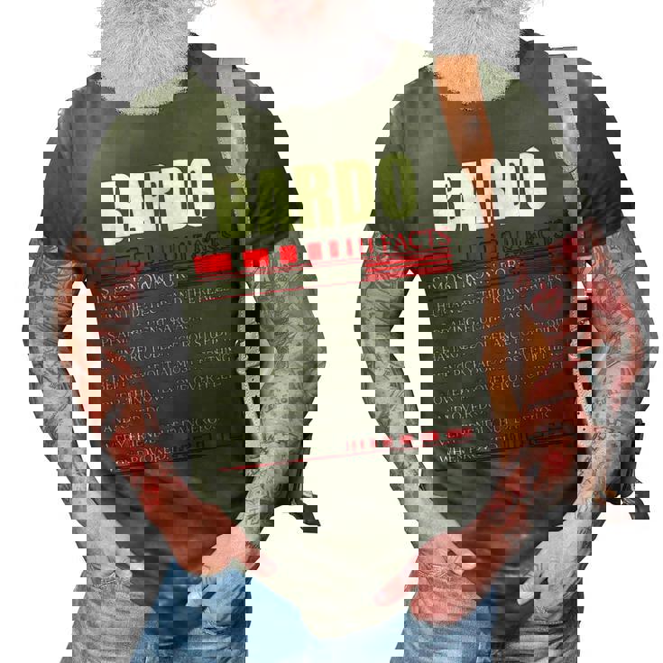 Bardo Fact Fact T Shirt Bardo Shirt For Bardo Fact 3D Print Casual ...