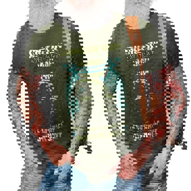 Cancer Guy Birthday Cancer Guy Madman 3D Print Casual Tshirt - Seseable