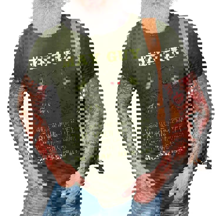 May Guy The Devil Says Oh Crap Hes Up 3D Print Casual Tshirt - Seseable