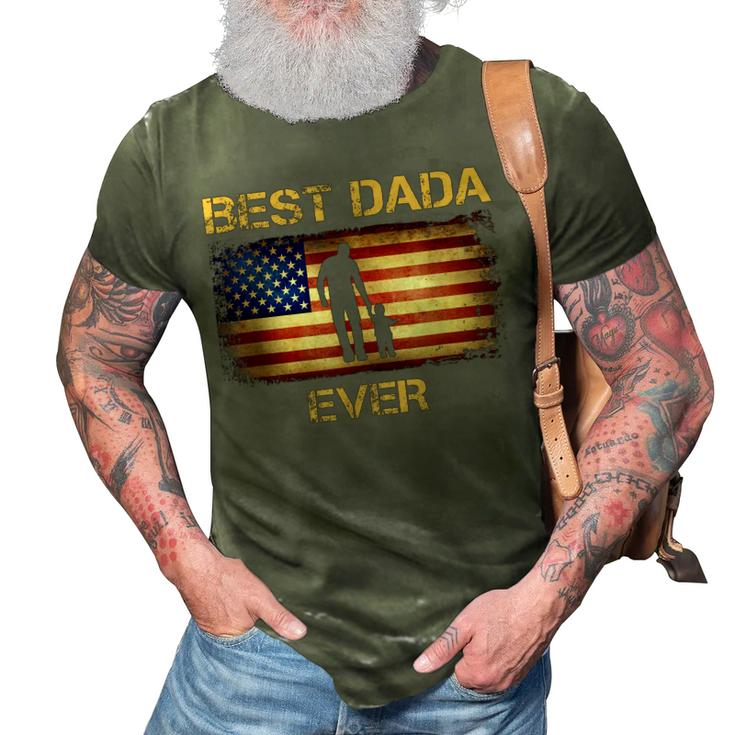 Mens Best Dada Ever Vintage Usa American Flag Father Papa 3D Print ...