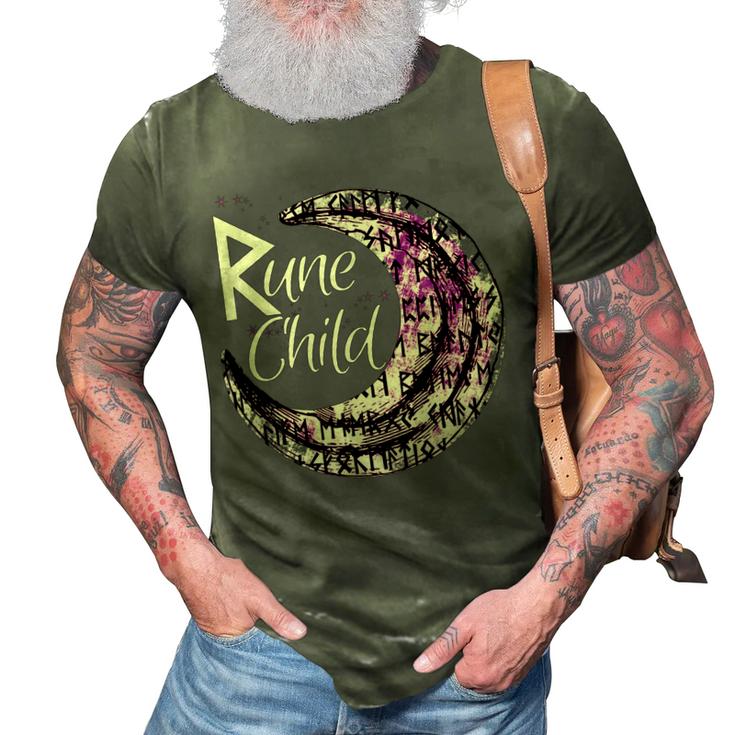 Rune Child Moon Ancient Norse Viking Language Symbols Stones 3D Print ...