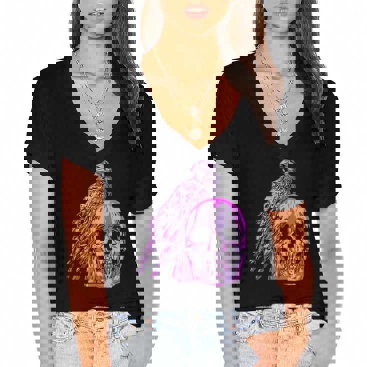 Goth Pastel Skull Crow Bird Skeleton Head Raven Gothic Lover Coffee Mug ...