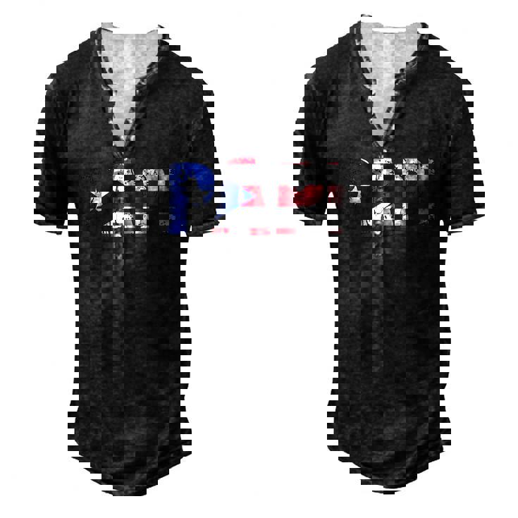 Puerto Rico Papi Flag Puerto Rican Boricuas Men's Back Print T-shirt ...