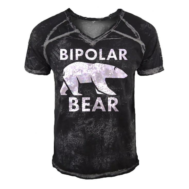 Bipolar Disorder Cute Polar For Mental Warrior Men's Back Print T-shirt ...