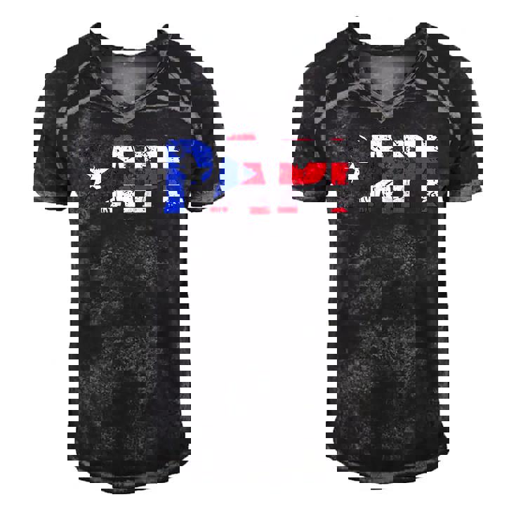 Puerto Rico Papi Flag Puerto Rican Boricuas Men's Back Print T-shirt ...