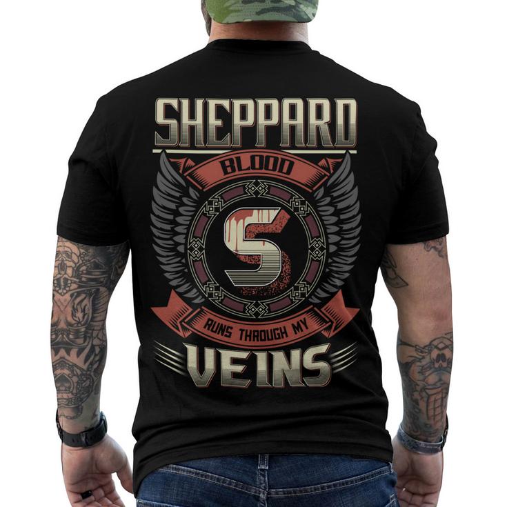 Sheppard Blood Run Through My Veins Name Men's Crewneck Short Sleeve ...