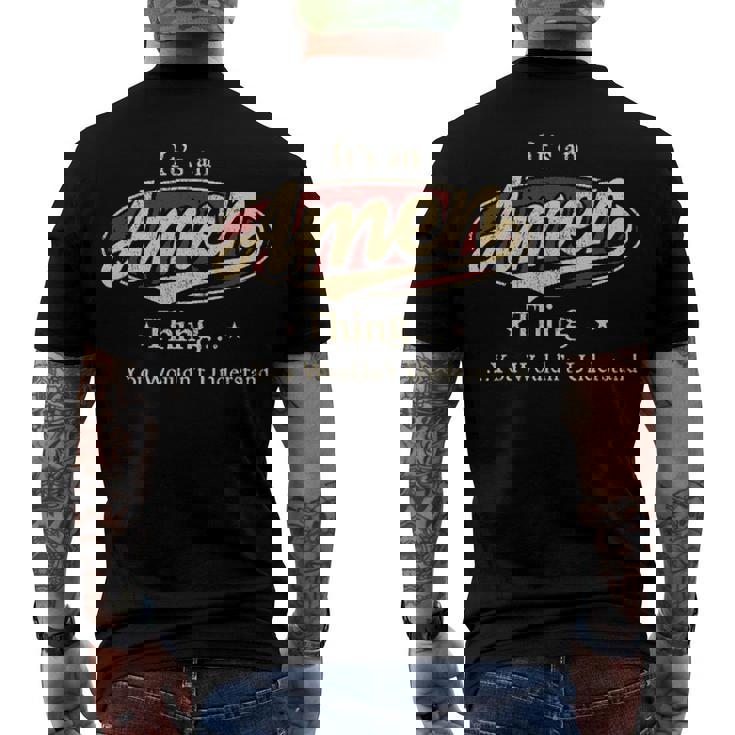 Amen Name Print T Shirts Shirts With Name Amen V2 Men's T-Shirt Back ...