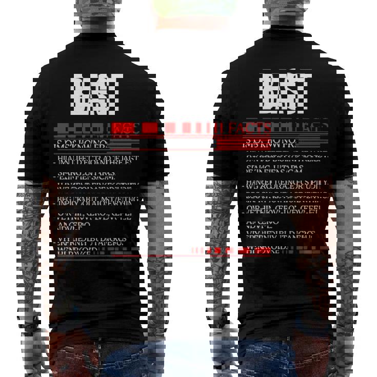 Bast Fact Fact T Shirt Bast Shirt Name Bast Fact Men's T-Shirt Back ...