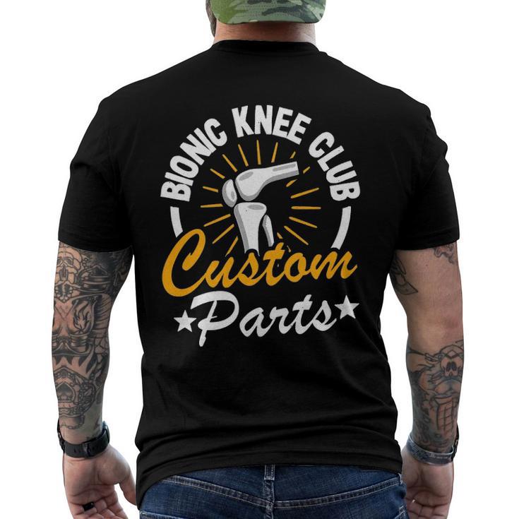 Bionic Knee Club Custom Parts Surgery Knee Replacement Men's Back Print ...