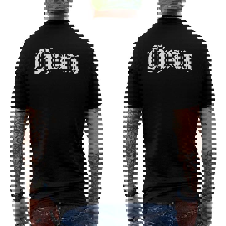 Chicano Proud Mexican American Xicano Hispanic Latino Pride Men's Back Print T-shirt | Mazezy