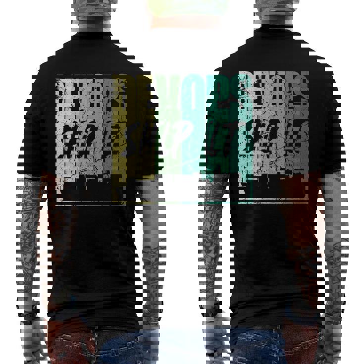 Devops Ship It Container Computer Nerd Men's Back Print T-shirt | Mazezy