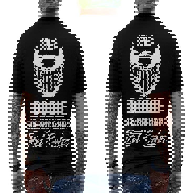 Dodie Grandpa Bearded Dodie Cooler Men's T-Shirt Back Print - Seseable