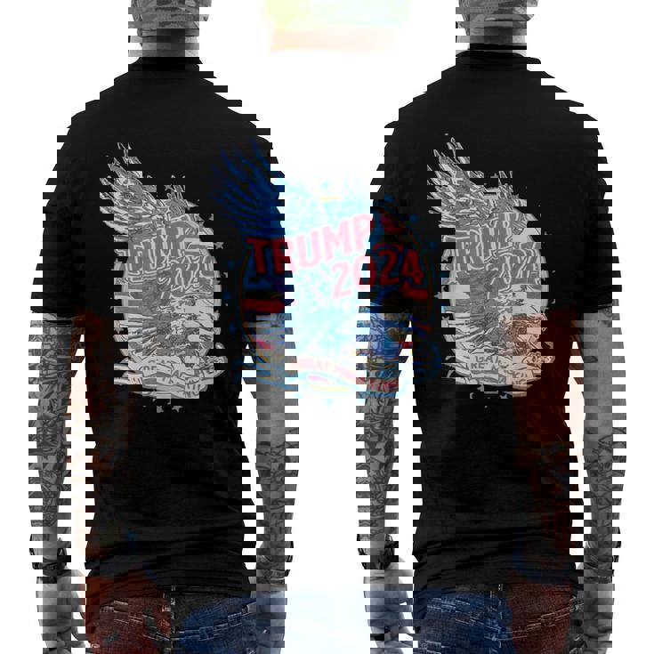 Original Trump 2024 The Great Maga King Ultra Maga Ultra Maga Eagle Men's Back Print T-shirt ...