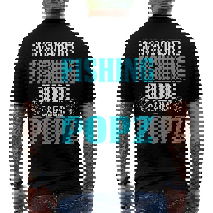 Popz Grandpa Fishing My Favorite Fishing Buddy Calls Me Popz Men's T ...