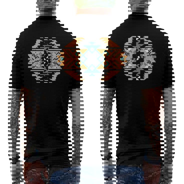 Southwest American Indian Pattern Native American Men's Back Print T ...