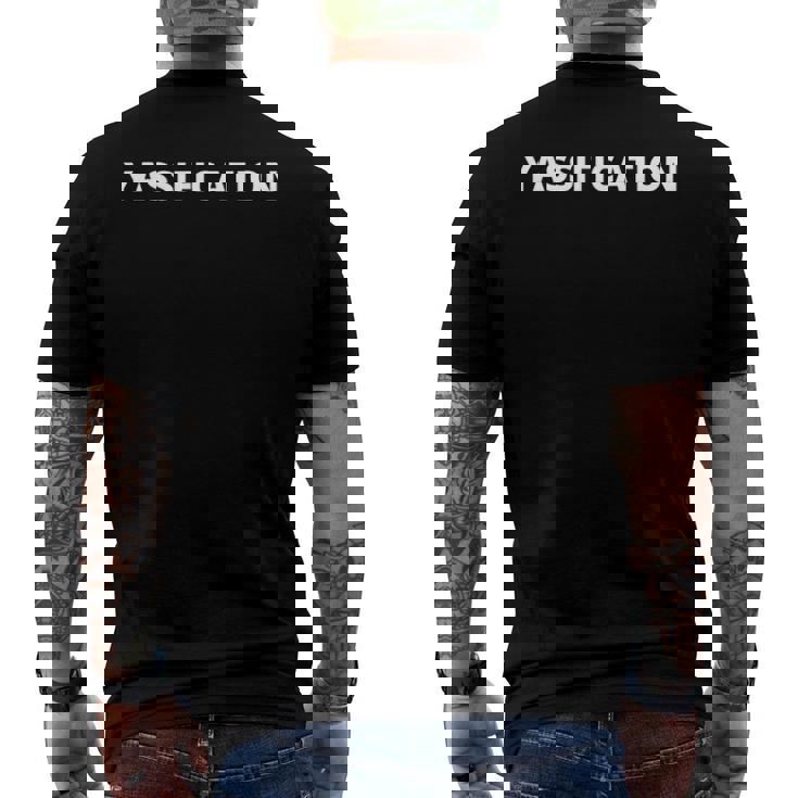 Yassification Meme Yassify Photo Filter Men's Back Print T-shirt | Mazezy