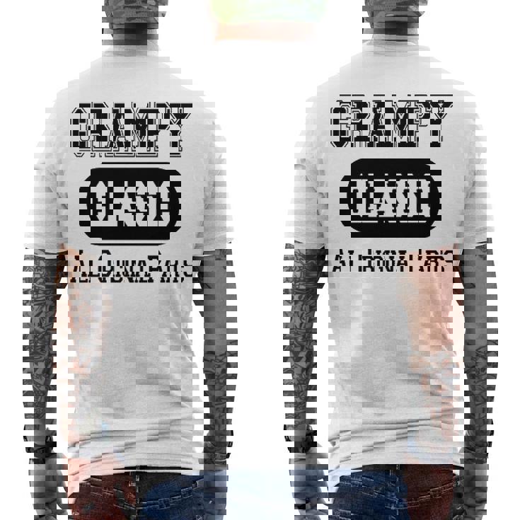 Grampy Grandpa Classic All Original Parts Grampy Men's T-Shirt Back ...