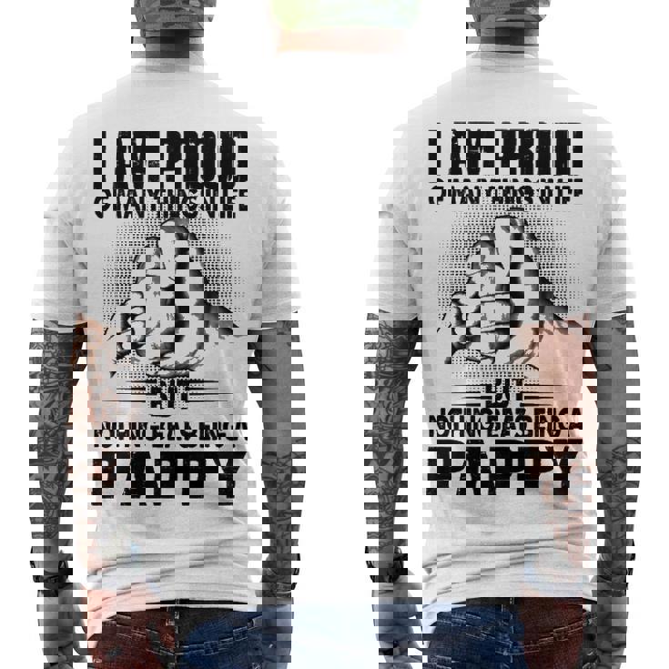 Pappy Grandpa Nothing Beats Being A Pappy Men's T-Shirt Back Print ...