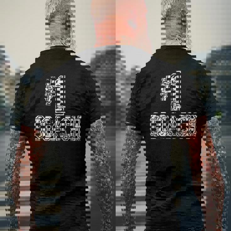 1 Coach - Number One Team Tee Men's Back Print T-shirt | Mazezy