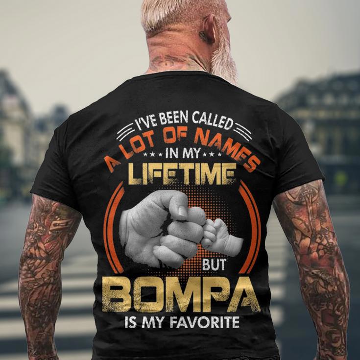 Bompa Grandpa A Lot Of Name But Bompa Is My Favorite Men's T-Shirt Back ...