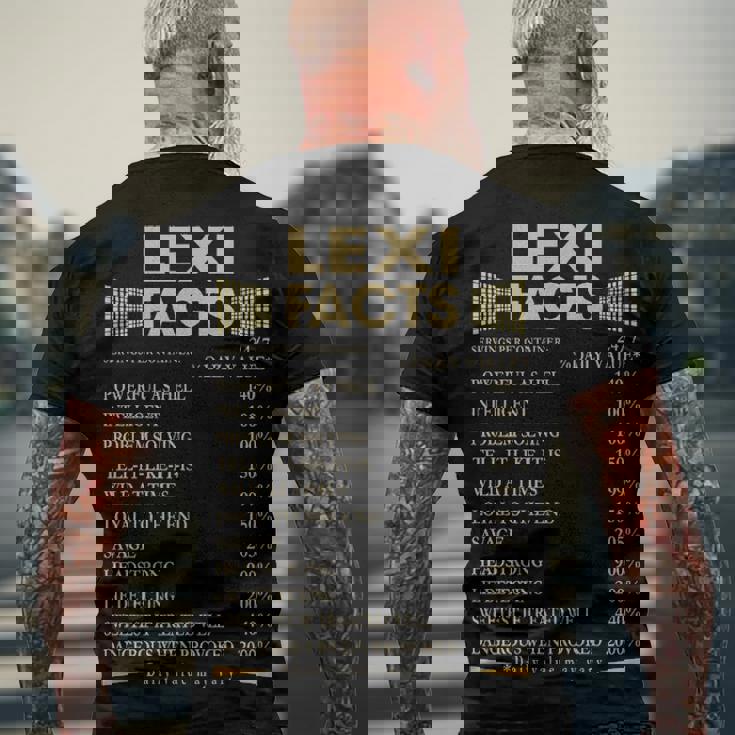 Lexi Name Lexi Facts Men's T-Shirt Back Print - Seseable