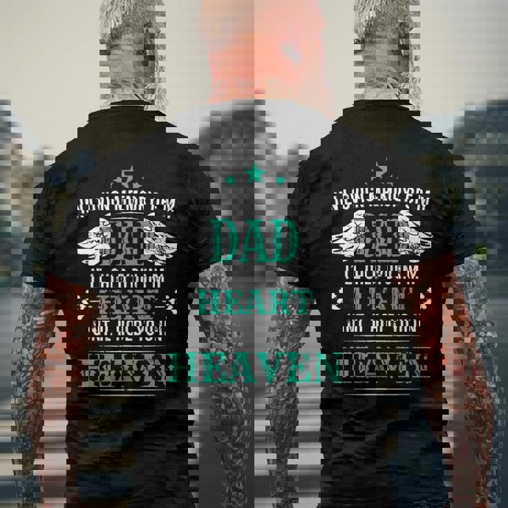 Loving Memory Of My Dad Ill Hold You In My Heart Memorial Men's Back ...