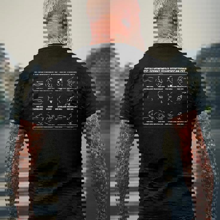 Official Government Ufo Uap Identification Chart Men's Back Print T ...