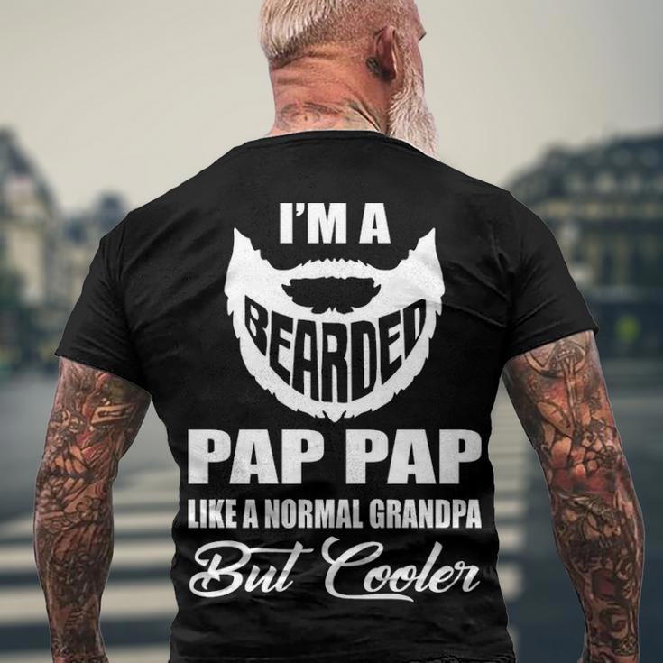 Pap Pap Grandpa Bearded Pap Pap Cooler V2 Men's T-Shirt Back Print ...