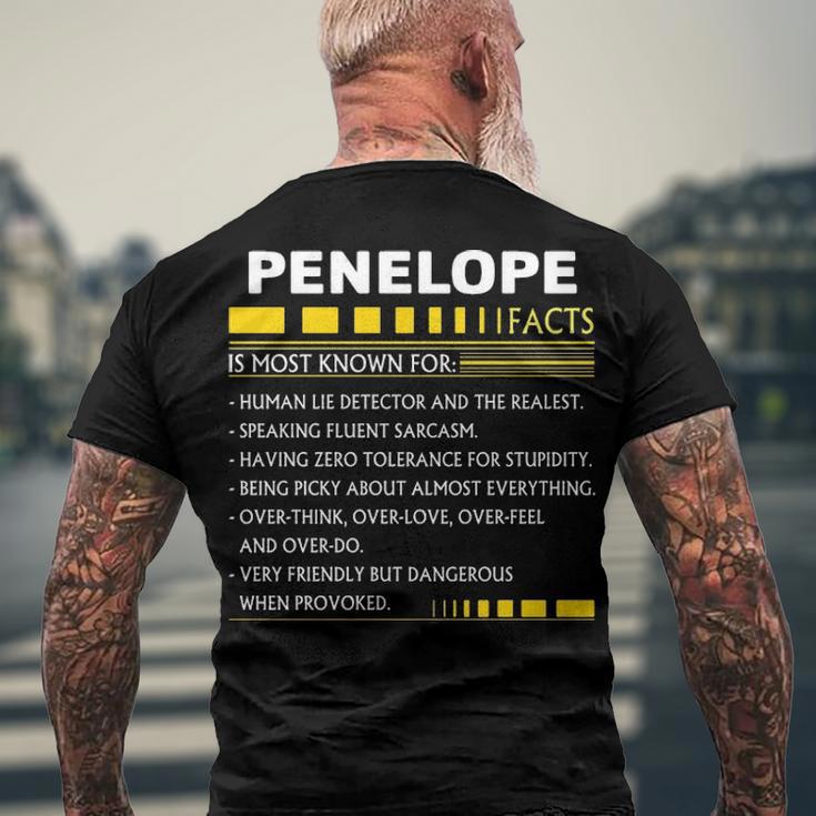 Penelope Name Penelope Facts V2 Men's T-Shirt Back Print | Seseable UK