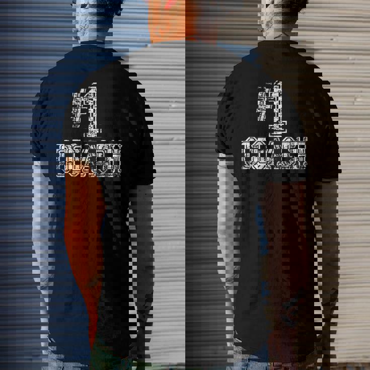 1 Coach - Number One Team Tee Men's Back Print T-shirt | Mazezy