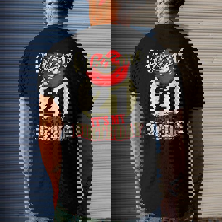 21St Birthday Kiss Me Its My 21 Years Old Birthday Tz2 Red Lips Men's ...